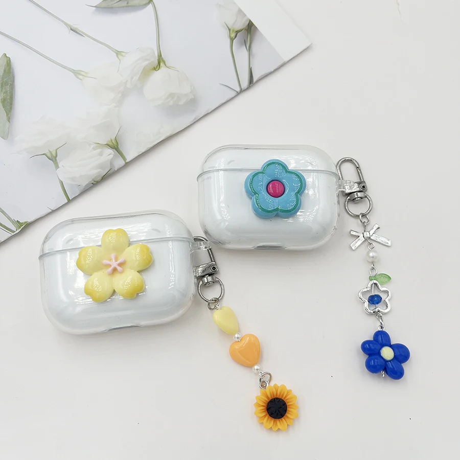 flower keychian case For Baseus BD1 BC1 MC1 PRO M3S M2S AirNora2 AS10 ...