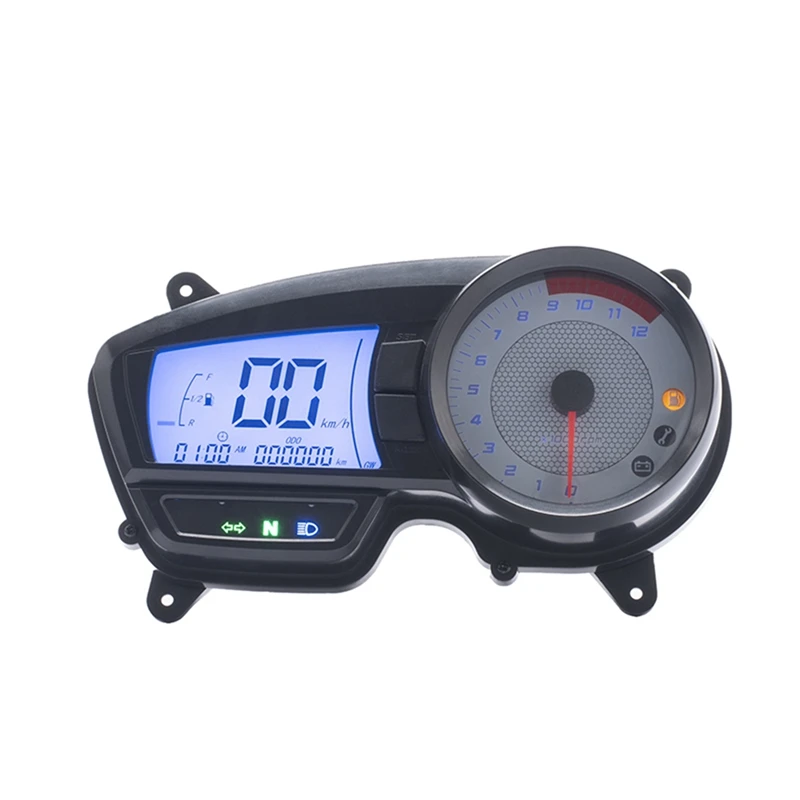 Motorcycle-Speedometer-LCD-Digital-Odometer-Tachometer-For-TVS-Apache ...