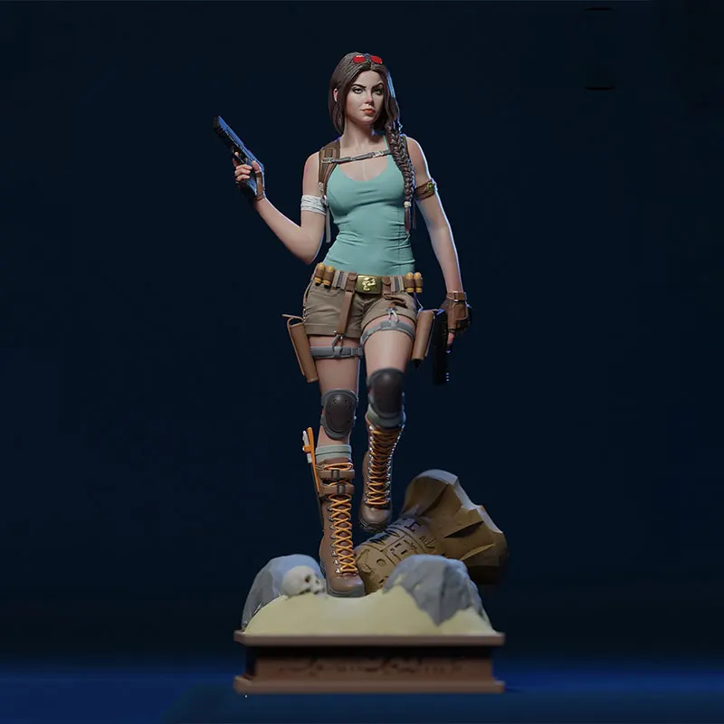 1-24-1-18-Resin-Model-Kit-Female-Explorer-Figure-Unpainted-No-Color-RW ...