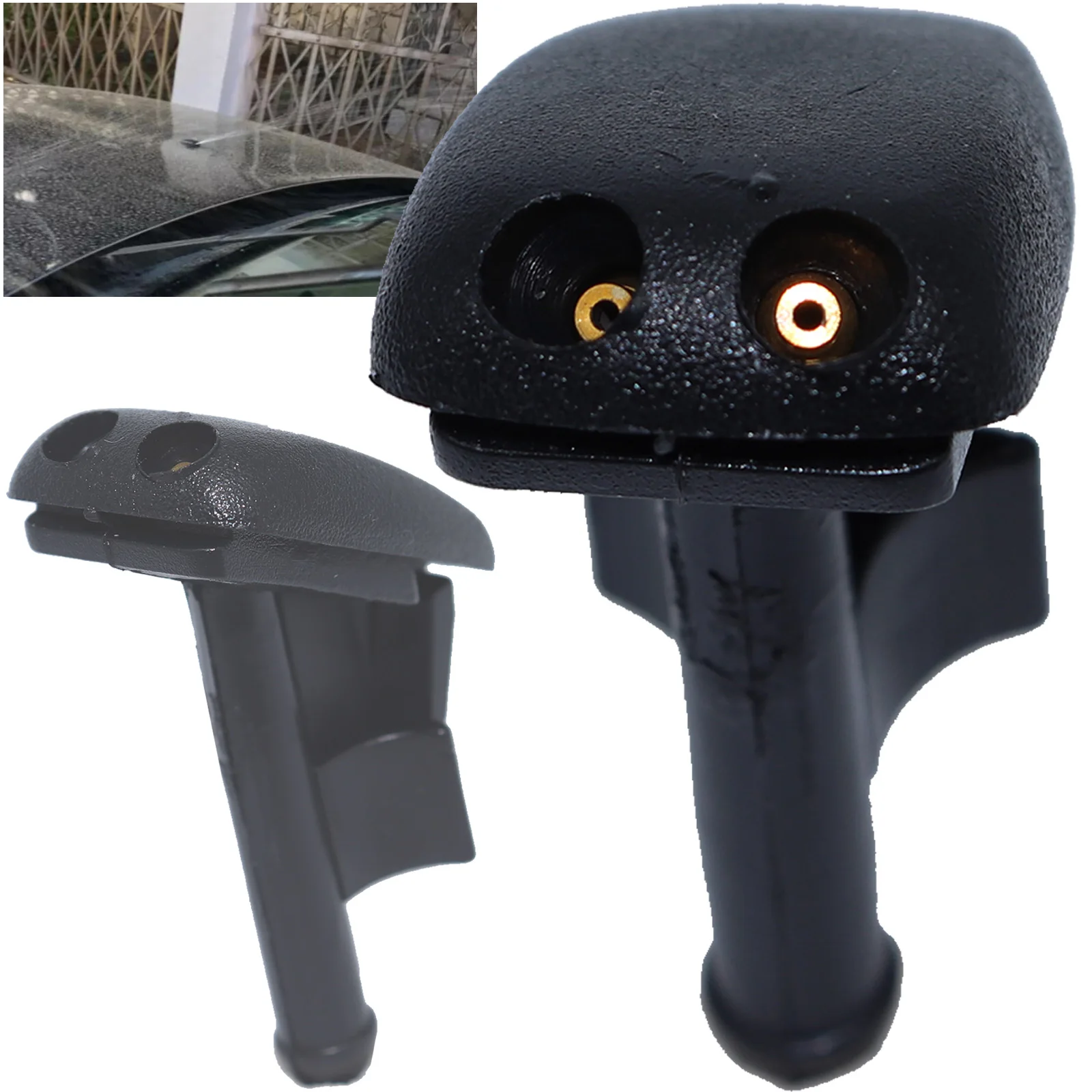 2X-Front-Windscreen-Windows-Wiper-Washer-Jet-Spray-Nozzle-For-BMW-Z3 ...