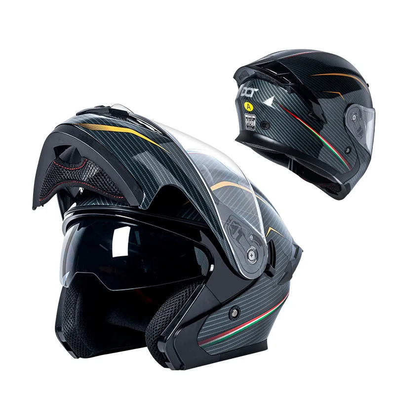 Cascos de motocicleta Casco integral Cascos de doble lente Cascos ...