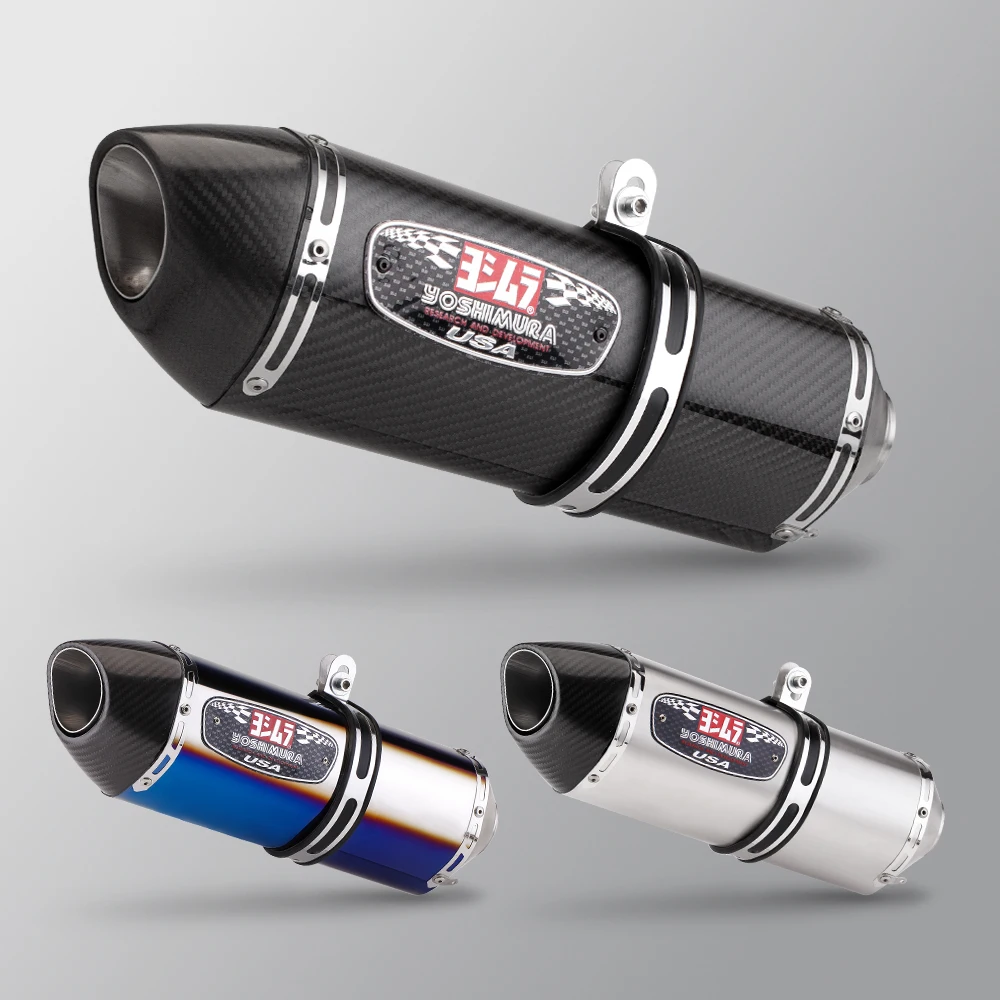 Universal-51MM-motorcycle-exhaust-muffler-yoshimura-R77-exhaust-For ...