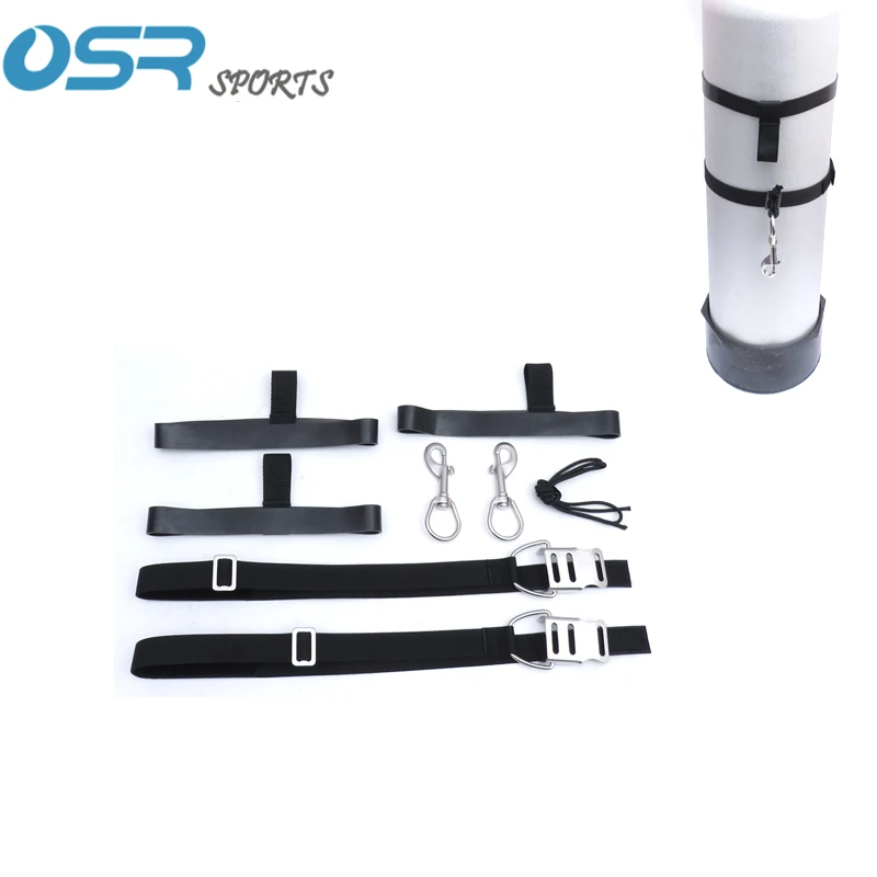 Scuba Diving Sidemount Stage Kit Including Strap Retainer For 11L 12L ...
