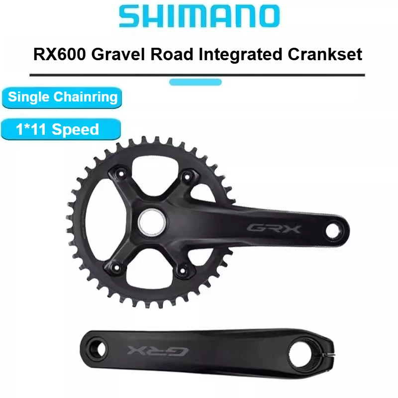 SHIMANO RX600 1x11 Speed 172.5/175mm 40T Crankset GRX Road Bike Single ...