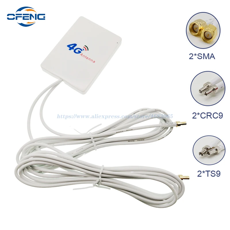 4G-Antenna-LTE-Router-External-Antenna-3G-TS9-CRC9-SMA-Connector-4G-LTE ...