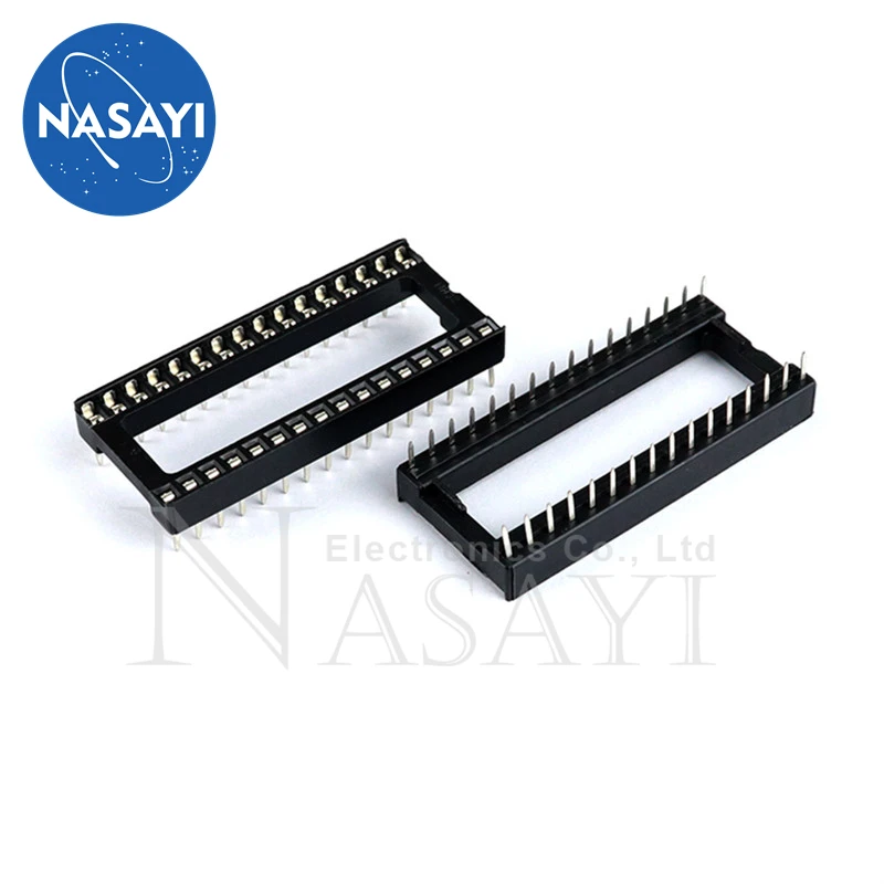 10pcs-lot-IC-socket-integrated-block-in-line-DIP-single-chip ...