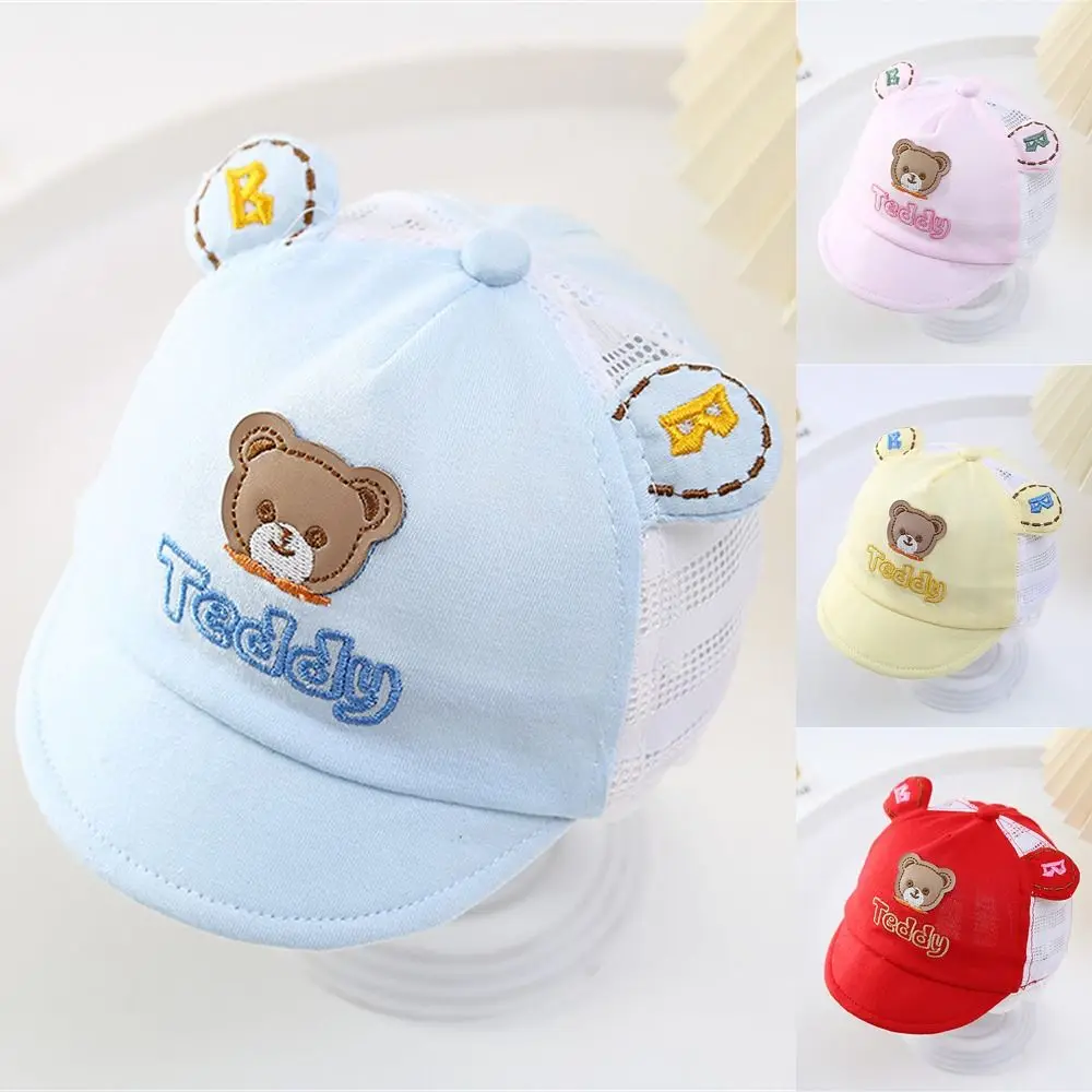 Soft Cotton Baby Baseball Cap Fashion UV Protection Thin Breathable ...