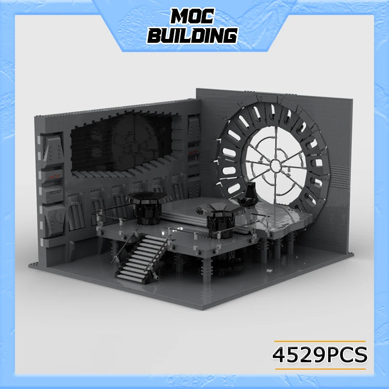 Star Movie Scene Of Film MOC Building Block Collector Throne Room Model ...