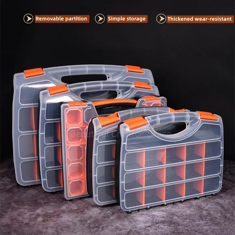 ABS-Plastic-Tool-Box-Hardware-Parts-Box-Portable-Toolbox-Screws ...