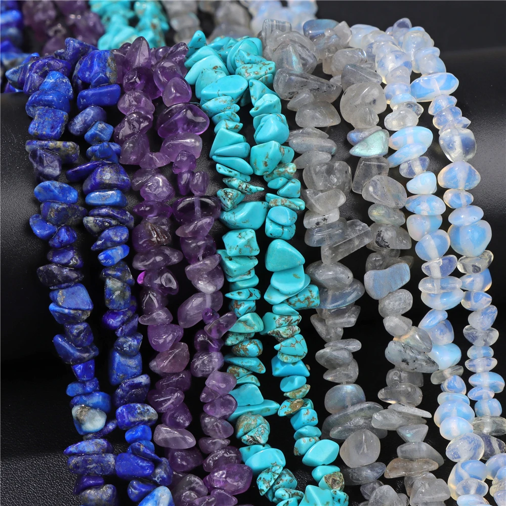 Natural-Irregular-Chips-Stone-Beads-5-8mm-Fluorite-Lapis-Lazuli-Quartz ...