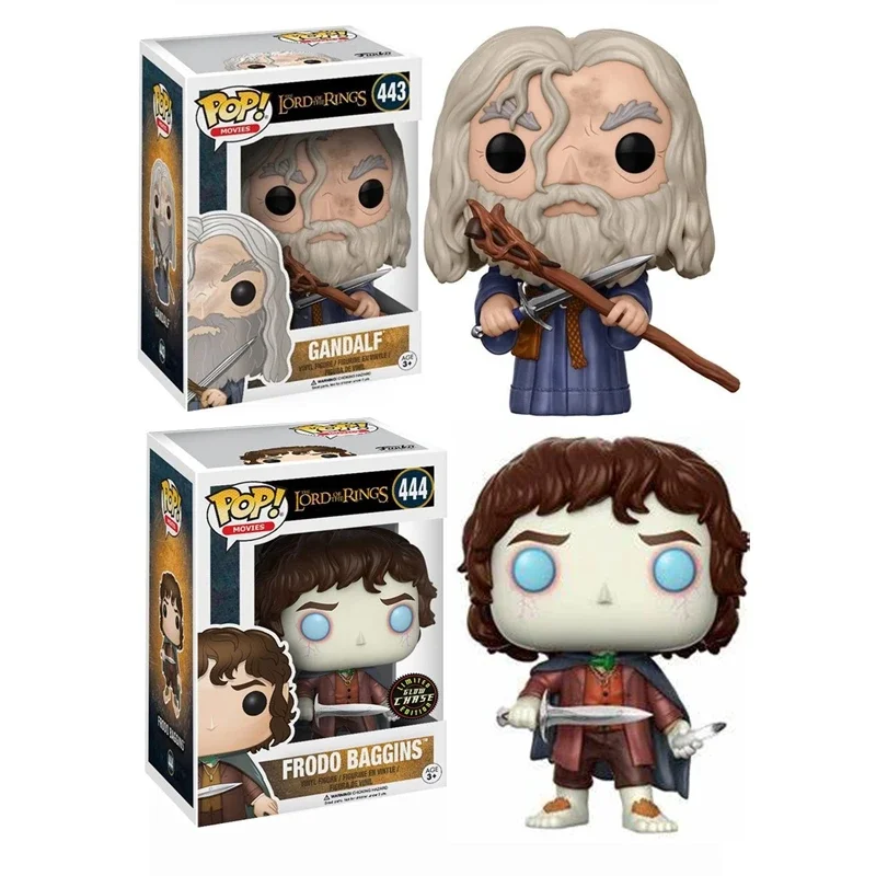 FUNKO POP NEWest The Lord Of Gandalf #443 Frodo Baggins #444 Action ...