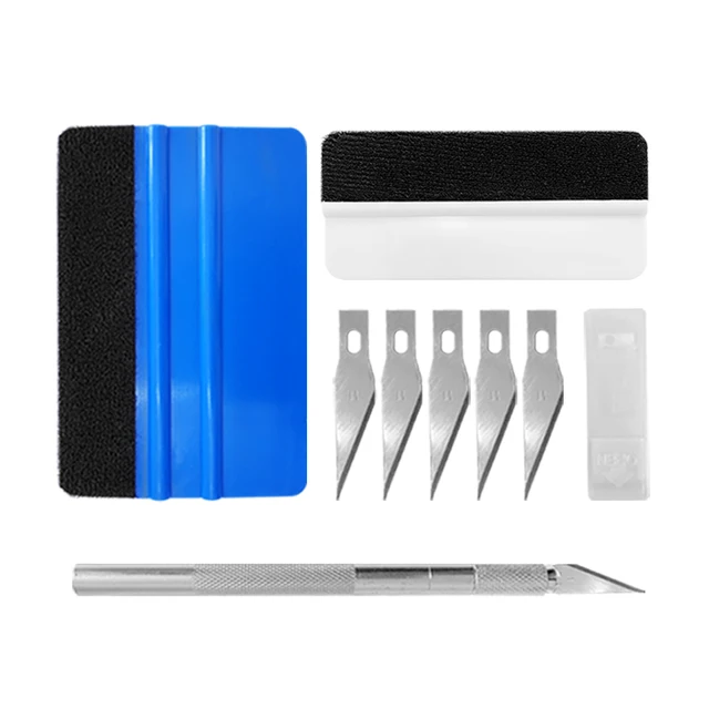 Squeegee set Vinyl Film Tool Kit Tool Vinyl heatgun Scraper Suite Squeegee Micro Squeegee Smooth ...