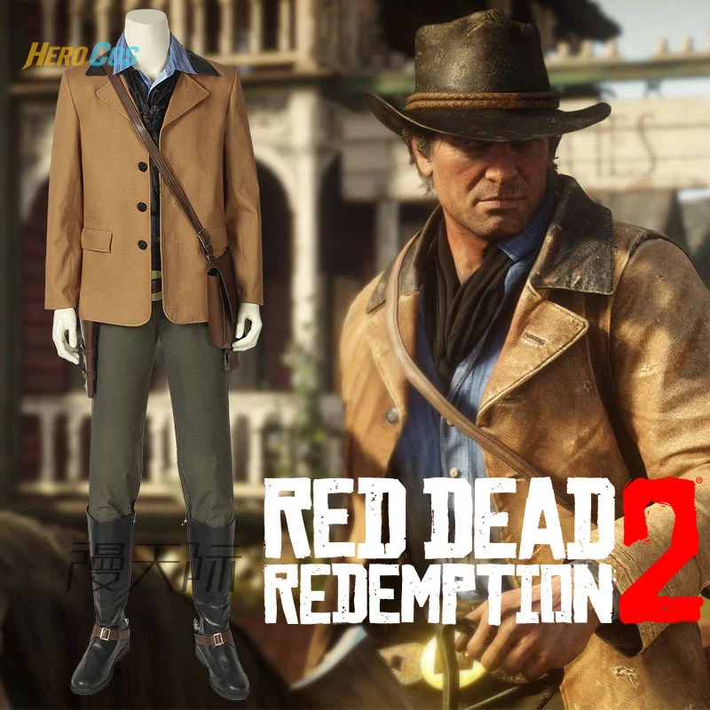 Arthur Morgan Cosplay Costume Game Suit Handsome Uniform Halloween ...