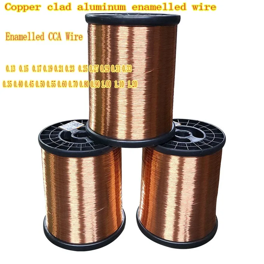 1KG/lot QA-1/155 CCA Direct-Welded Copper-clad Aluminum Enameled Wire ...