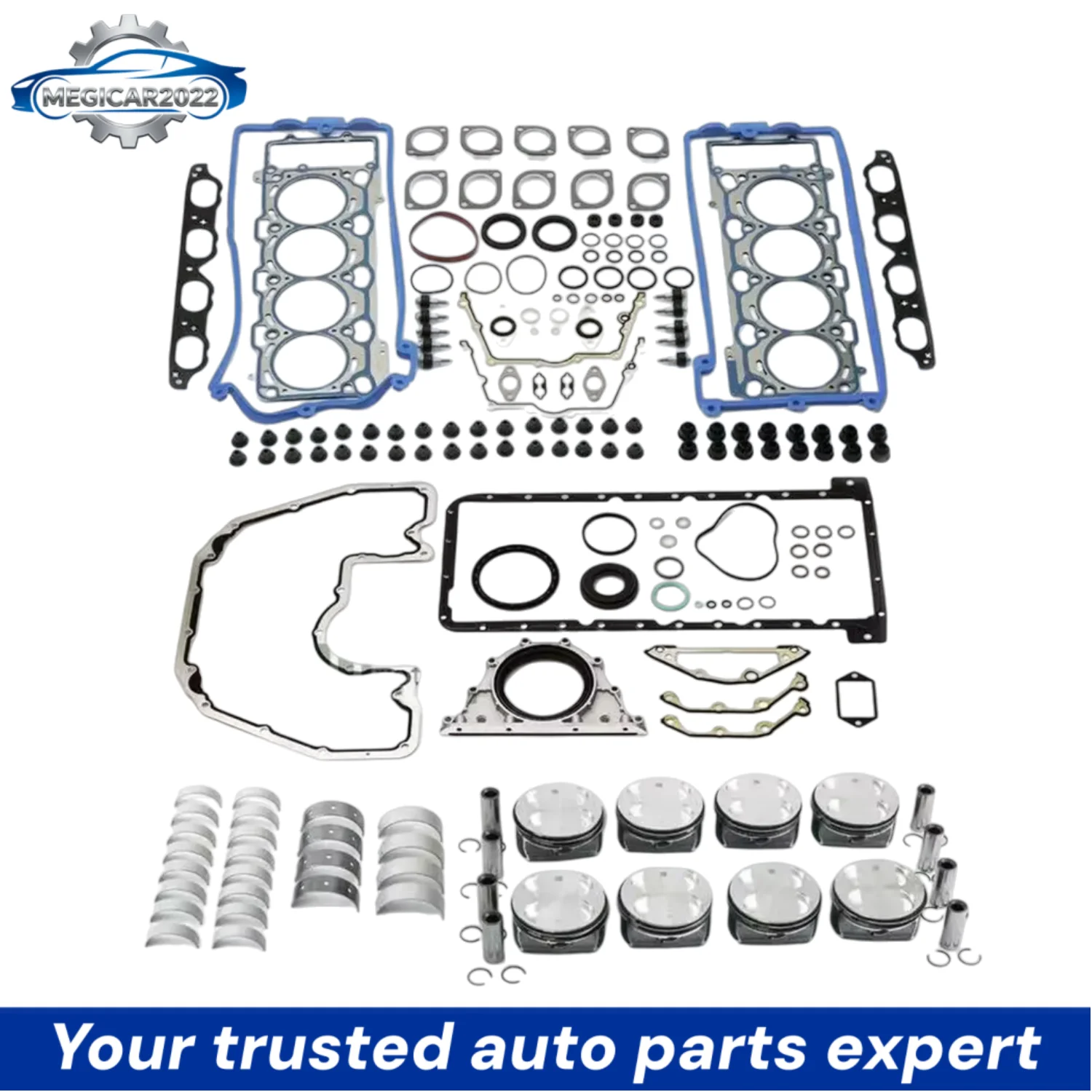 Kit de revisión de reconstrucción de motor N62B48 11257542292 ...