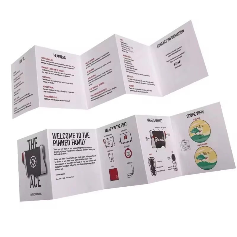 Flyers-Print-Custom-Folding-Paper-User-Manual-Leaflet-Booklet-Trifold ...