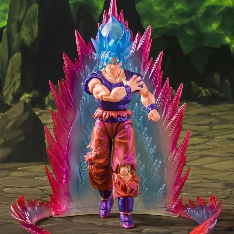 Anime-Dragon-Ball-Z-Shf-Super-Saiyan-Battle-Damage-blue-Goku-Figures ...
