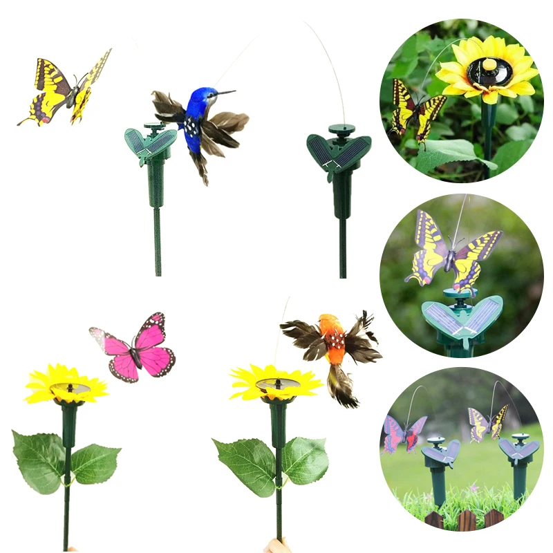 Decoración de jardín alimentada por energía Solar para exteriores ...