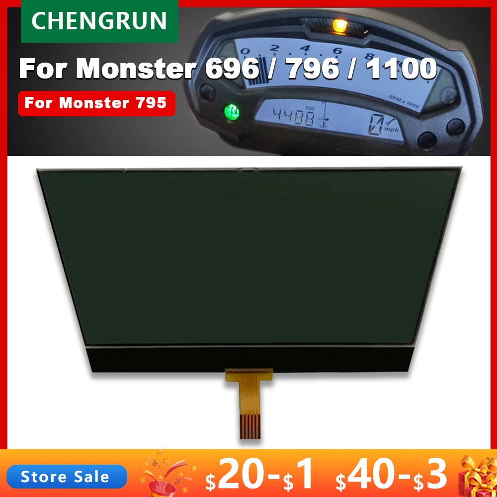 LCD-Display-Ultra-Thin-for-Ducati-Monster-696-796-1100-795-Accessories ...