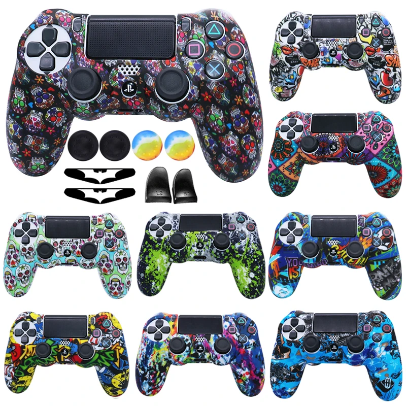 Soft-Silicone-Case-For-PS4-Skin-Controller-Dual-shok-4-Accessories ...
