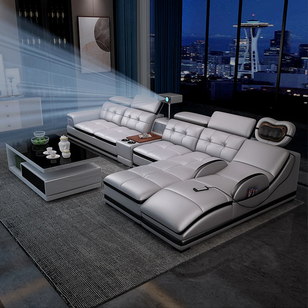 MANBAS-Sof-seccional-de-cuero-genuino-de-lujo-con-reposacabezas-ajustables-proyector-altavoz-y ...