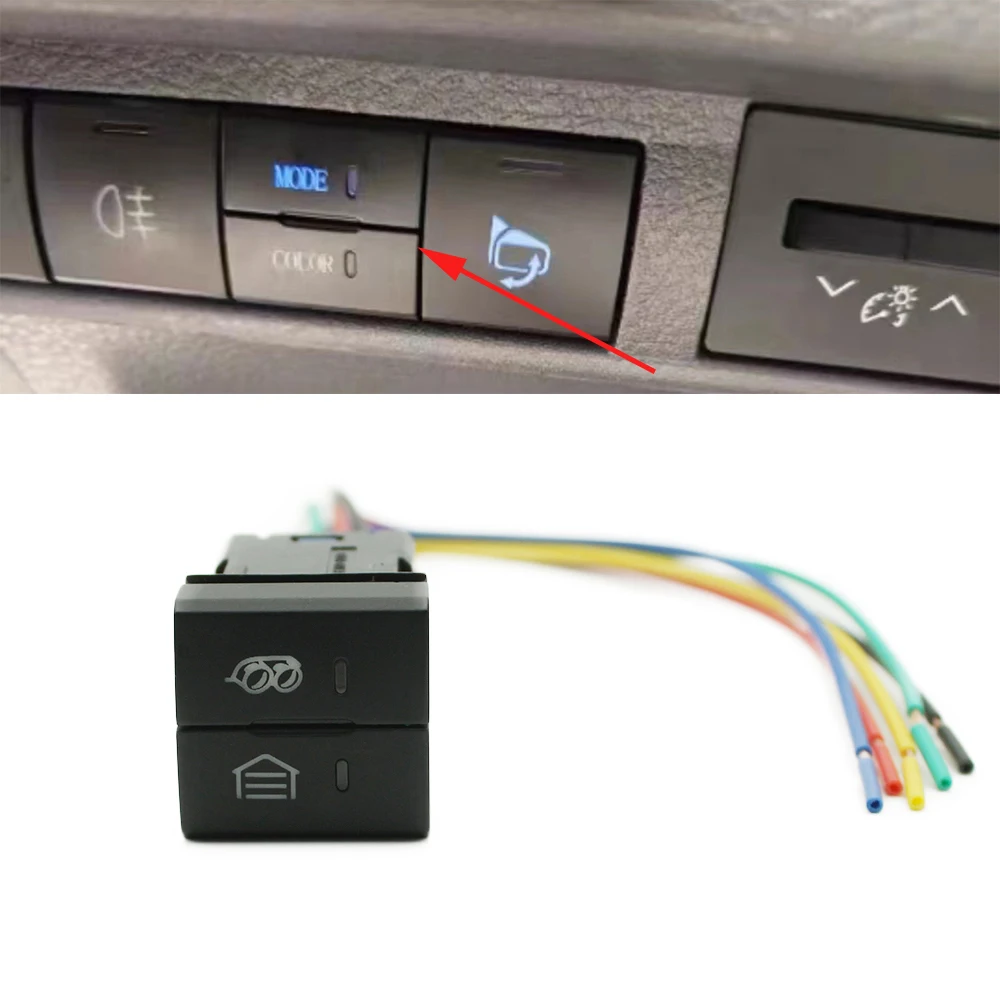 Car-Dual-Key-Switch-Dual-Switch-Fog-Lights-LED-Headlight-Switch-Button ...