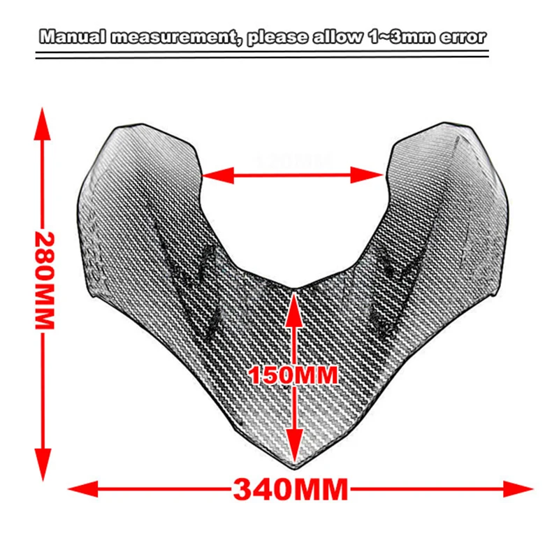 Motorcycle Front Tire Fender Beak Nose Cone Aerodynamic Winglet Wind ...