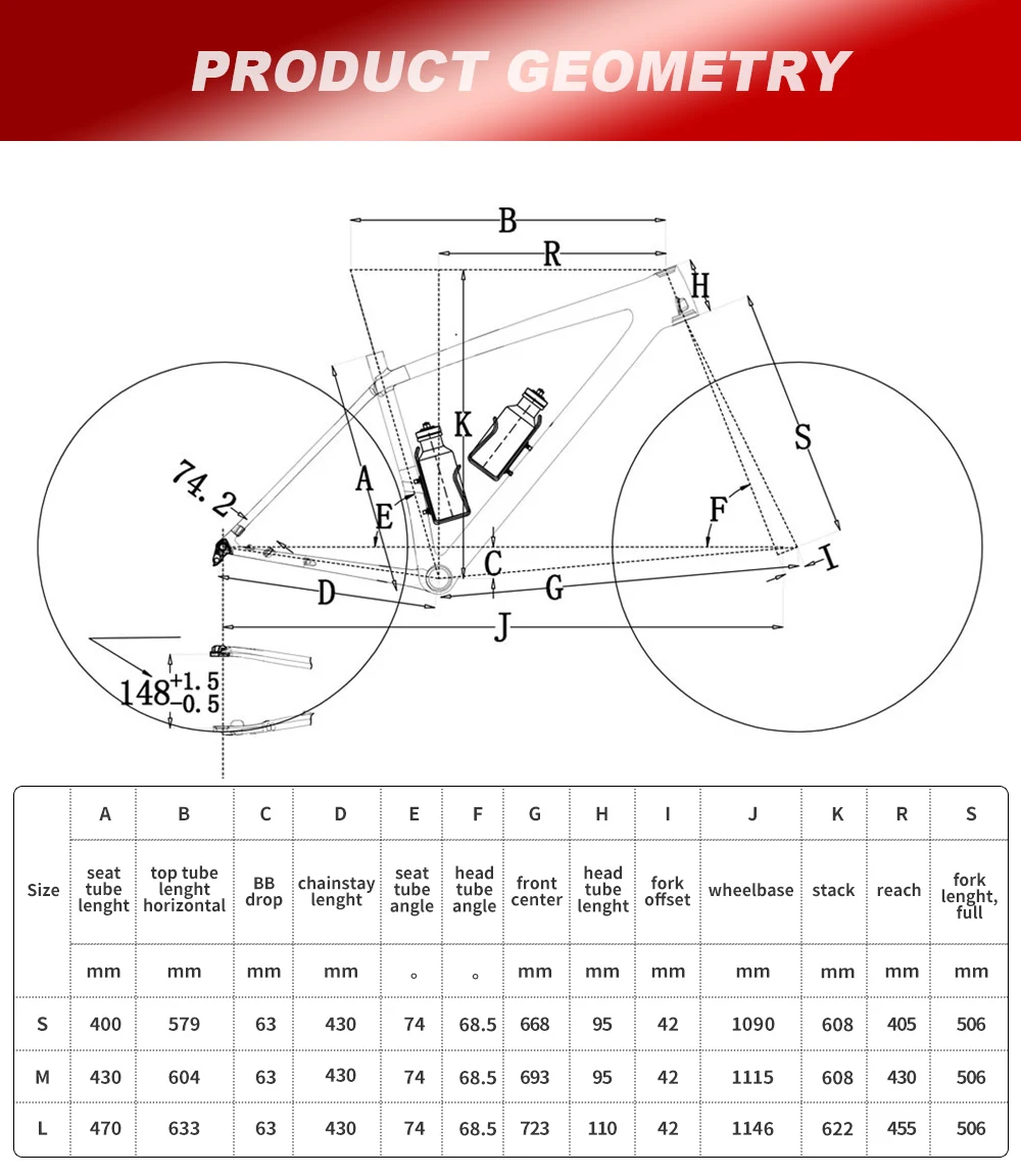 Full Carbon Road Frame Mountain Bike Gravel Cyclocross Frames and Bike ...