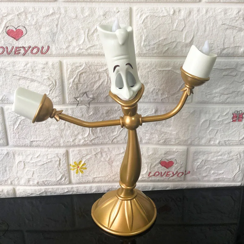 Beauty And The Beast Clock And Candlestick