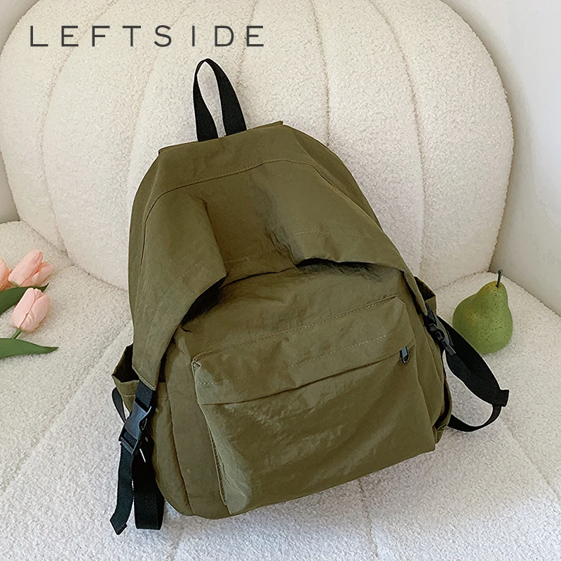 Solid-Color-Women-s-Big-Nylon-Backpacks-2024-Spring-Y2K-Korean-Fashion ...