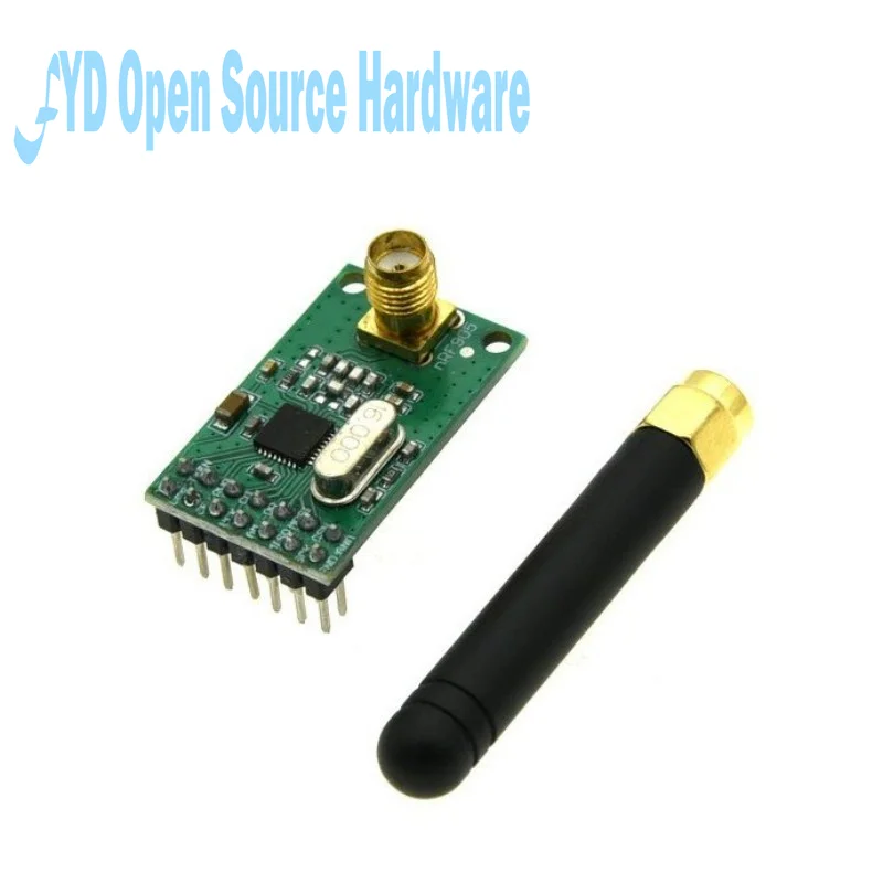 1pcs nrf905 módulo sem fio (ptr8000) transmissão sem fio 433/486/915mhz ...