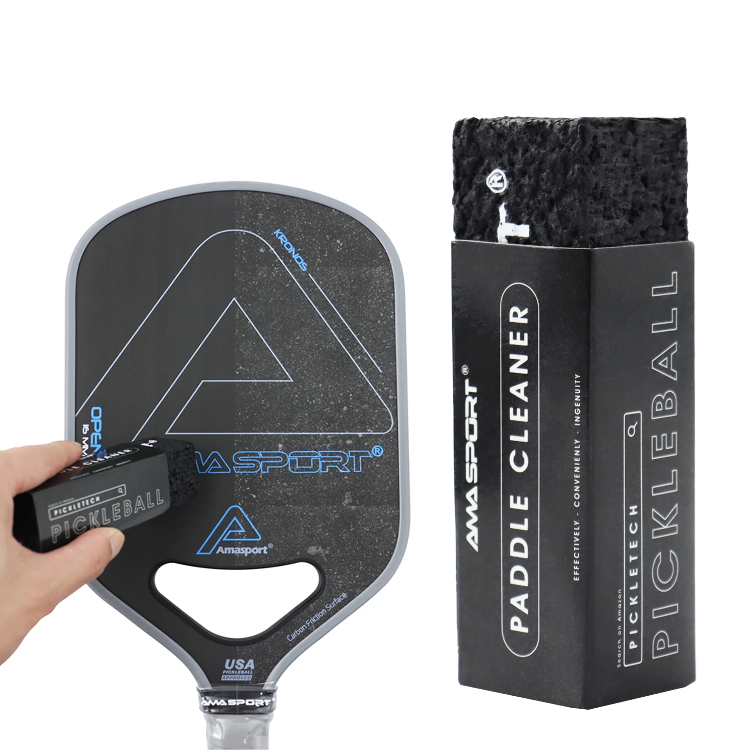 AMASPORT-Pickleball-Paddle-Cleaner-for-Carbon-Fiber-Paddles-Remove ...