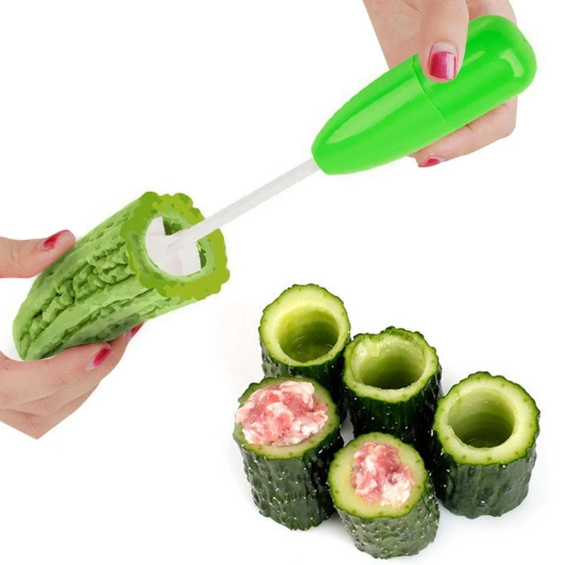 Vege Drill Vegetable Spiral Cutter Spiralizer Digging Device Corer ...