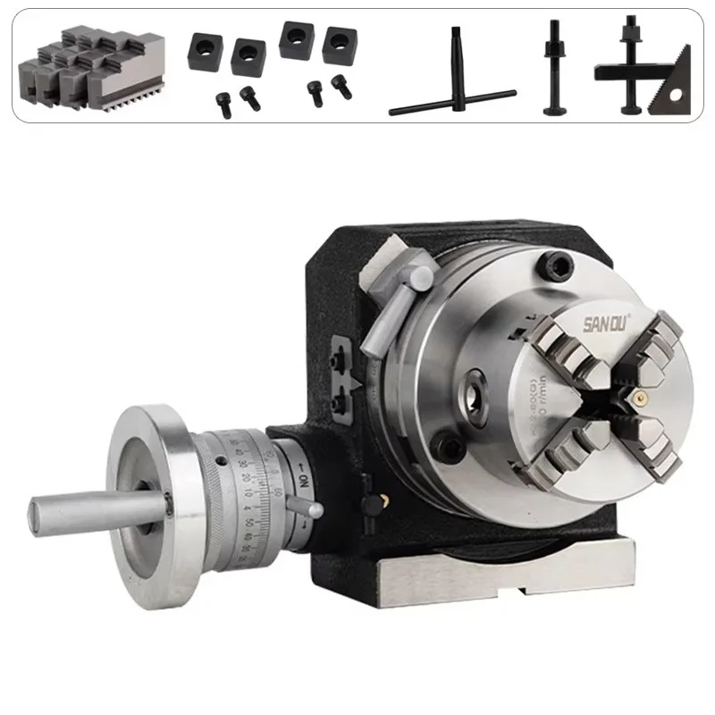 Precision-Milling-Machine-Indexing-Head-4-Vertical-Horizontal-Indexing ...