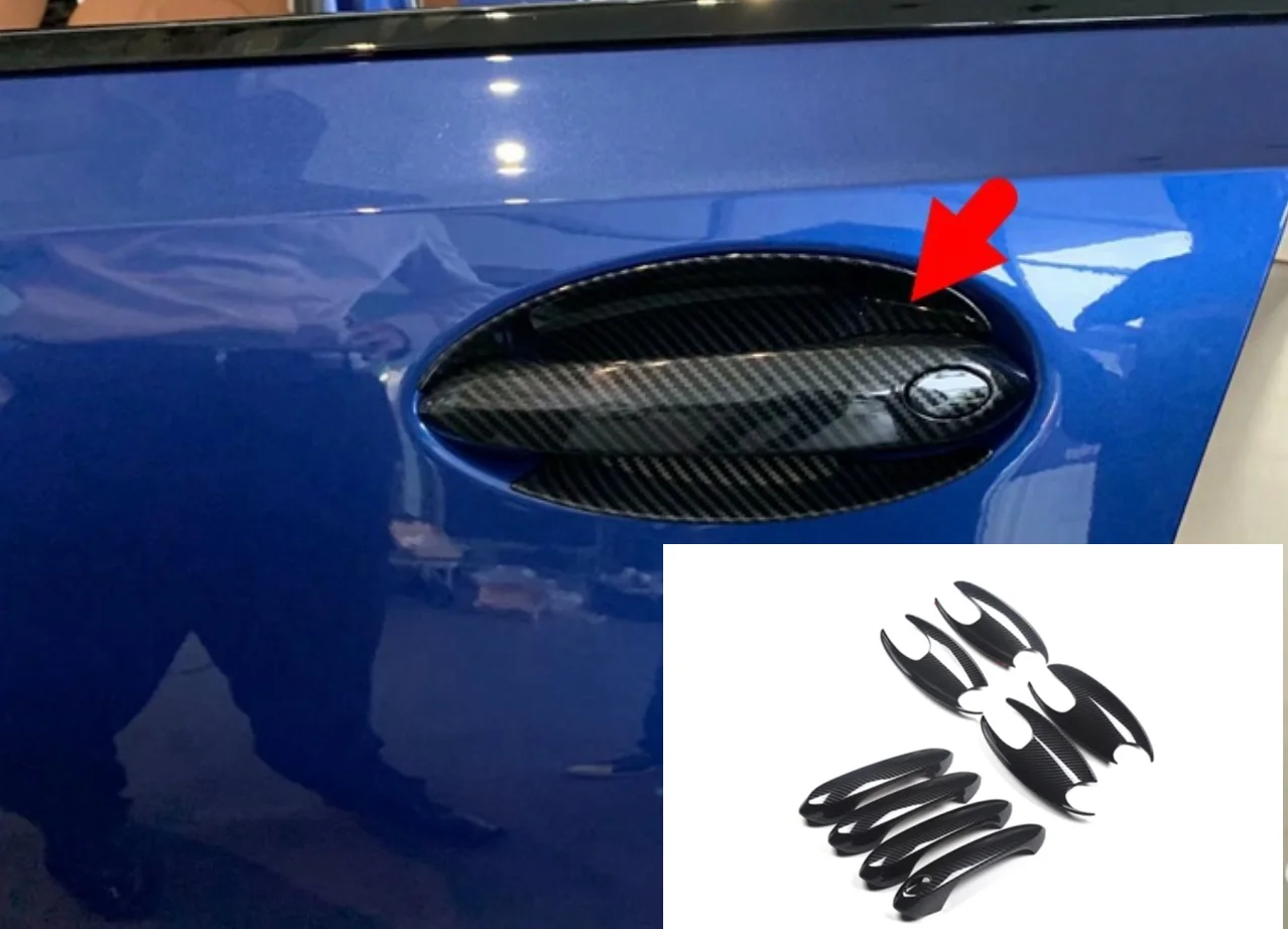 For-BMW-3-Series-G20-2019-2020-Carbon-fiber-style-Trim-Chromium-Styling ...
