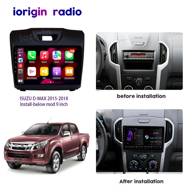 4G WiFi Car Radio For Chevrolet S10 Isuzu DMAX 2015-2018 Android 2 Din ...