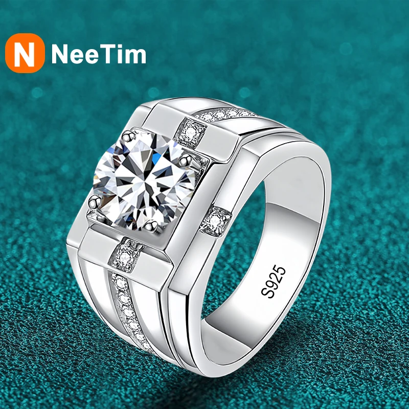 NeeTim-1ct-6-5mm-D-VVS1-Moissanite-Ring-For-Men-925-Sterling-Silver-Engagement-Wedding-Band.jpg