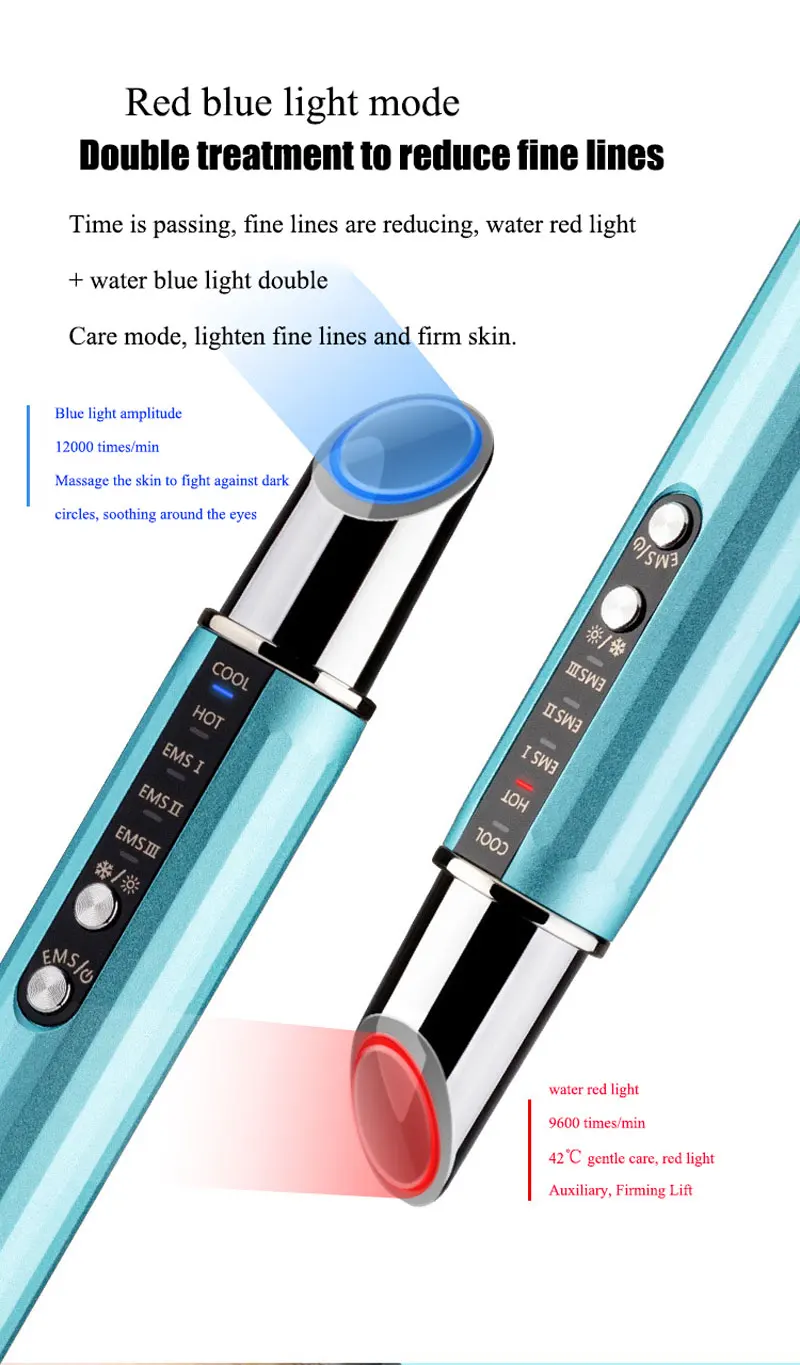 Masseur électrique pour les yeux,Anti-âge,Anti-rides,pour éliminer les ...