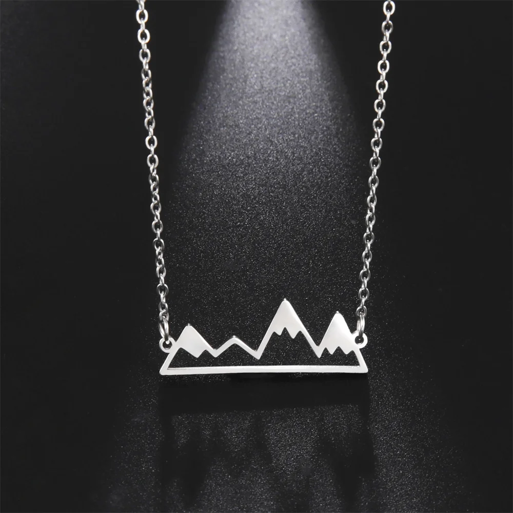 Skyrim-stainless-Necklaces-Irregular-Mountain-Peak-Pendant-Chain-Collar ...