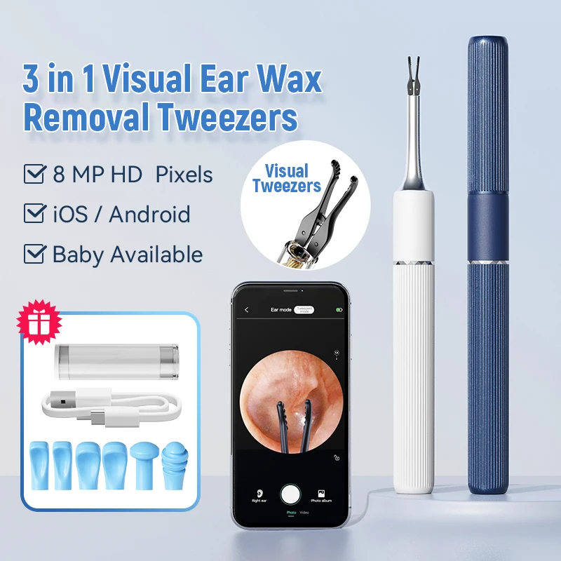Wireless-Smart-Ear-Cleaning-Endoscope-Visual-Ear-Pick-Ear-Tweezers ...