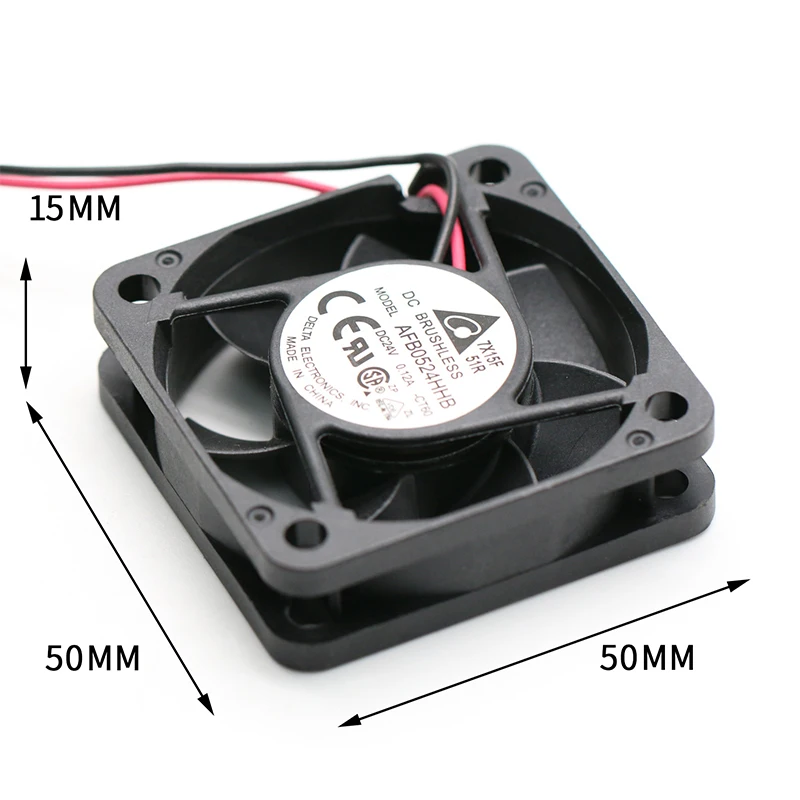 original AFB0524HHB 5015 24V 0.12A 5CM 2-wire high air volume double ...