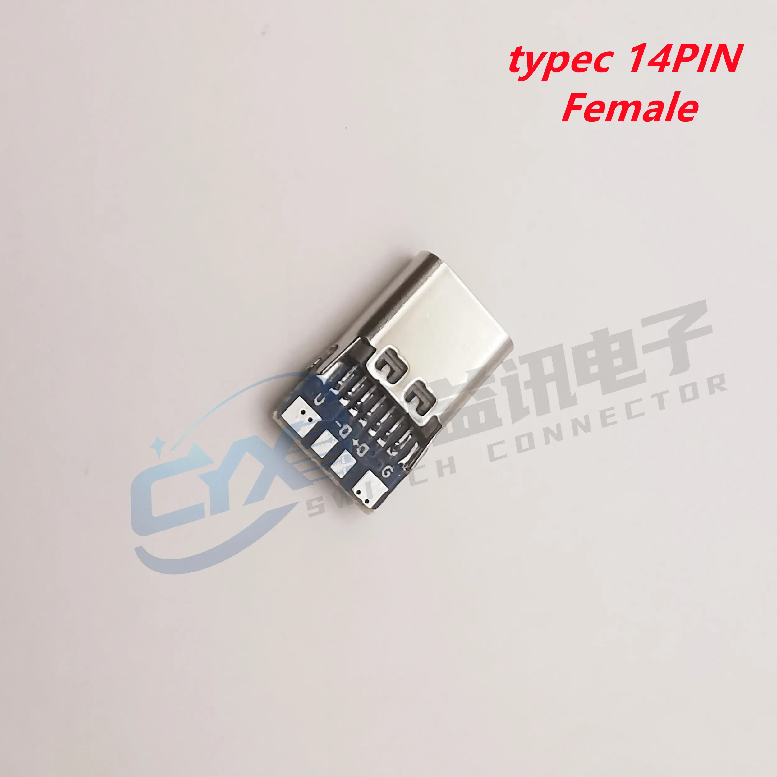 1-10pcs-USB-3-1-Type-C-Connector-14-Pin-Female-Socket-receptacle ...
