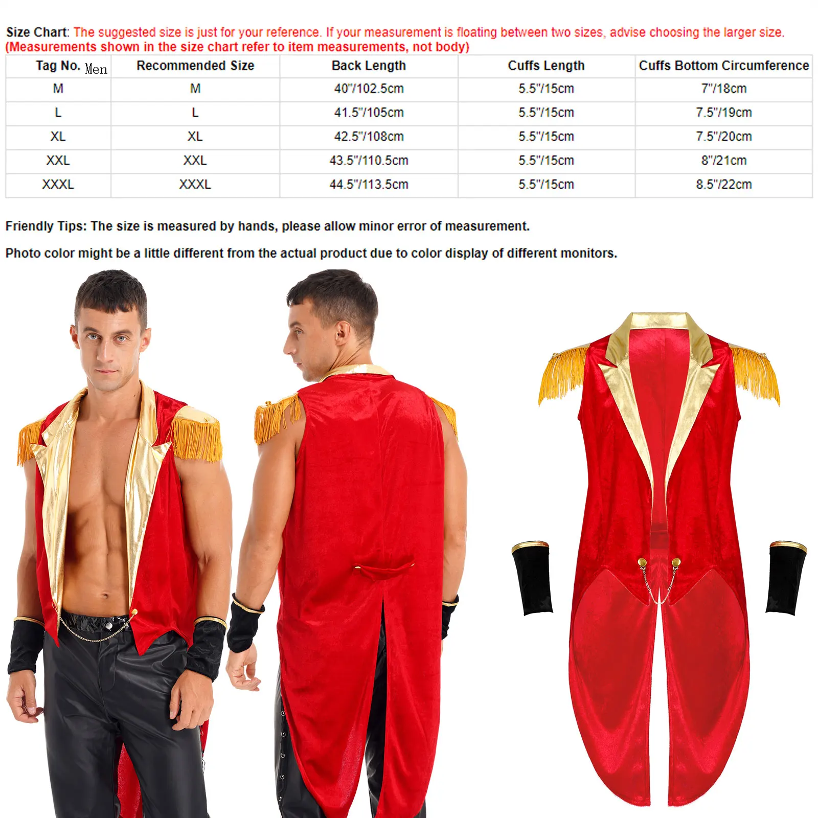 Circus Ringmaster Costume Men