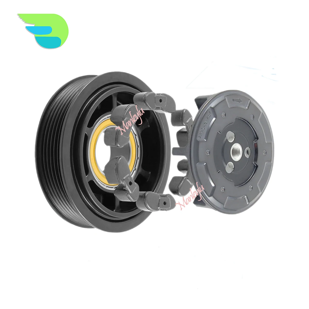 AC-Air-Conditioning-Compressor-Clutch-Pulley-6SEU14C-FOR-VW-GOLF-5-6 ...
