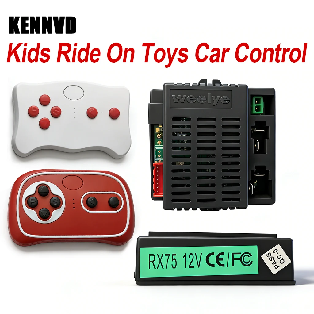 Control Weelye RX75 de 12V para coche de juguete eléctrico para niños ...