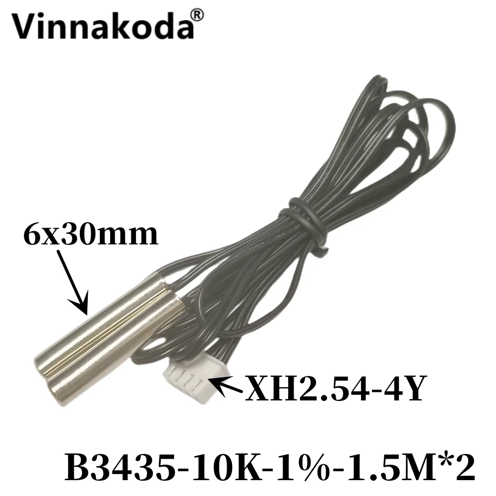 100PCS-NTC-Thermistor-Temperature-Sensor-B3435-10K-1-Waterproof-Probe ...
