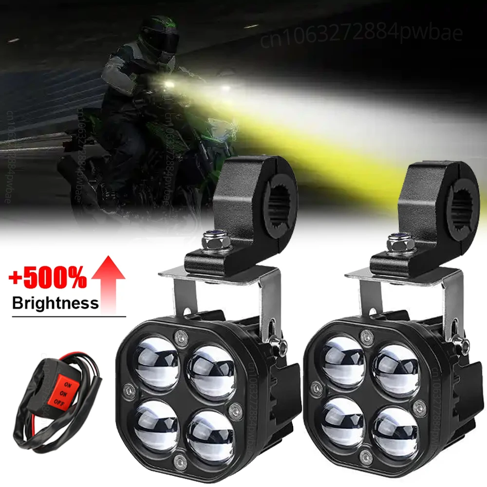 Motorcycle Light Truck Led Spotlights 30000LM 200W Turn Signals ...