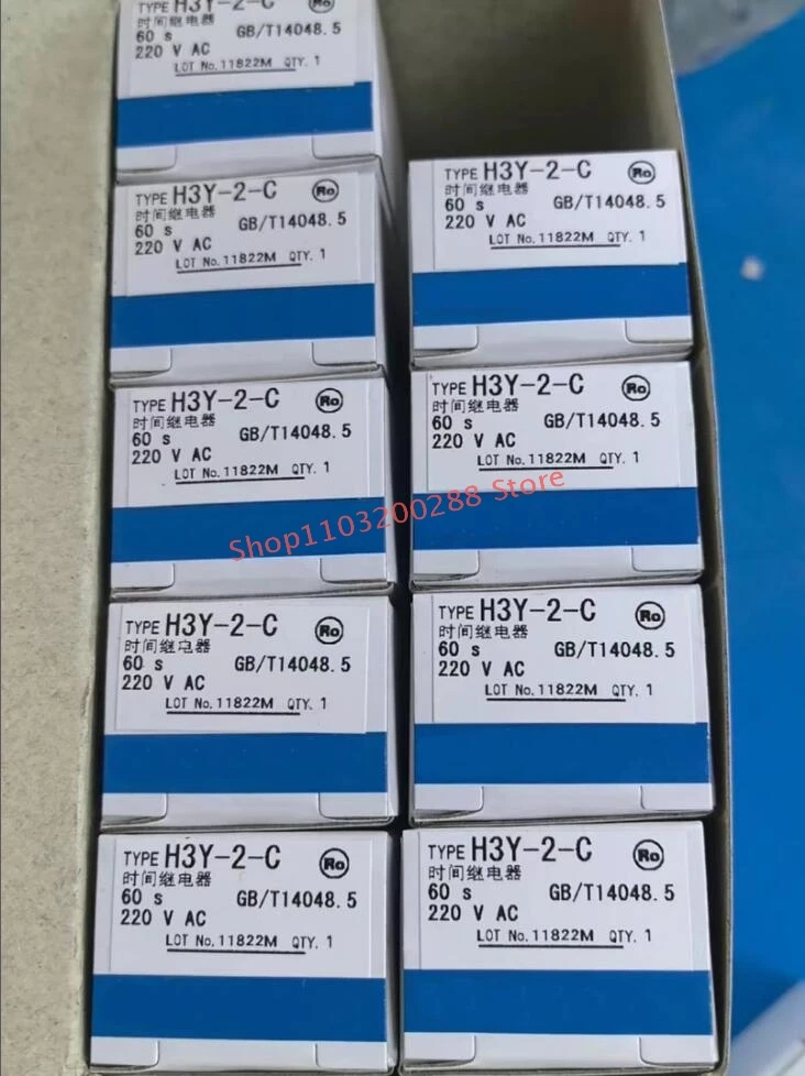 1PCS-Original-H3Y-2-C-60s-220VAC-Time-relay-H3Y2-In-Box-Fast-Shipping ...