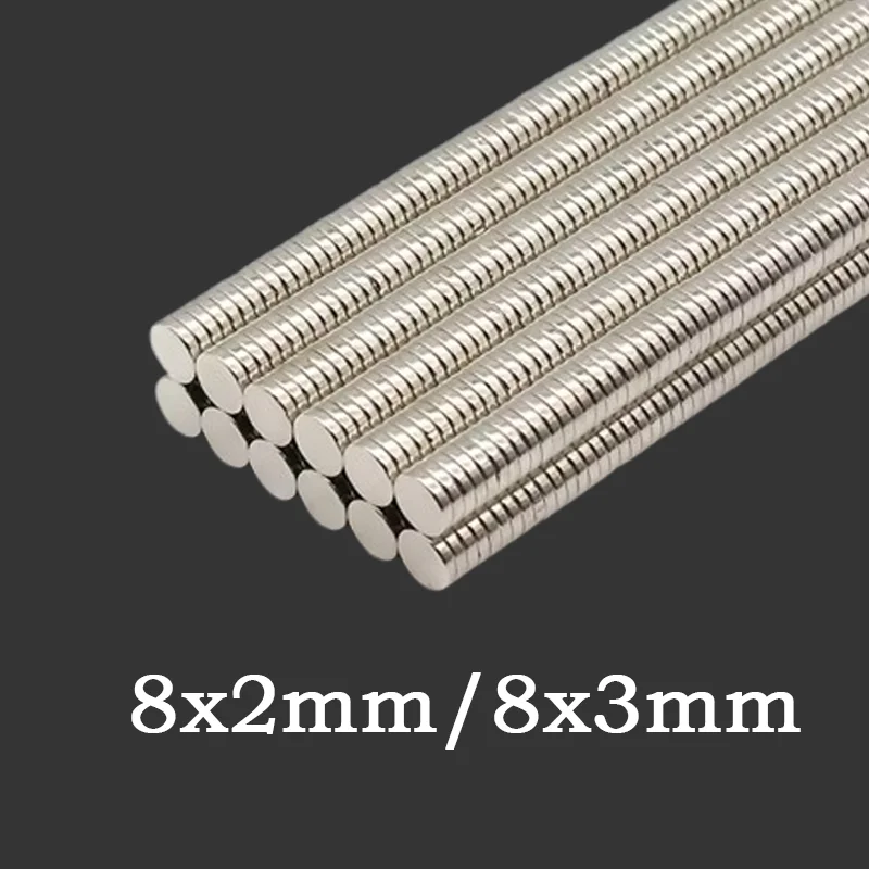 8X2MM/8x3mm small circular magnet - suitable for laboratory, scientific ...