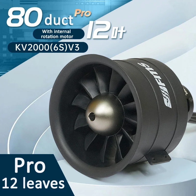 Fms-80mm-Edf-Pro12-Blade-Culvert-Model-Aircraft-Accessories-Power-Pack ...